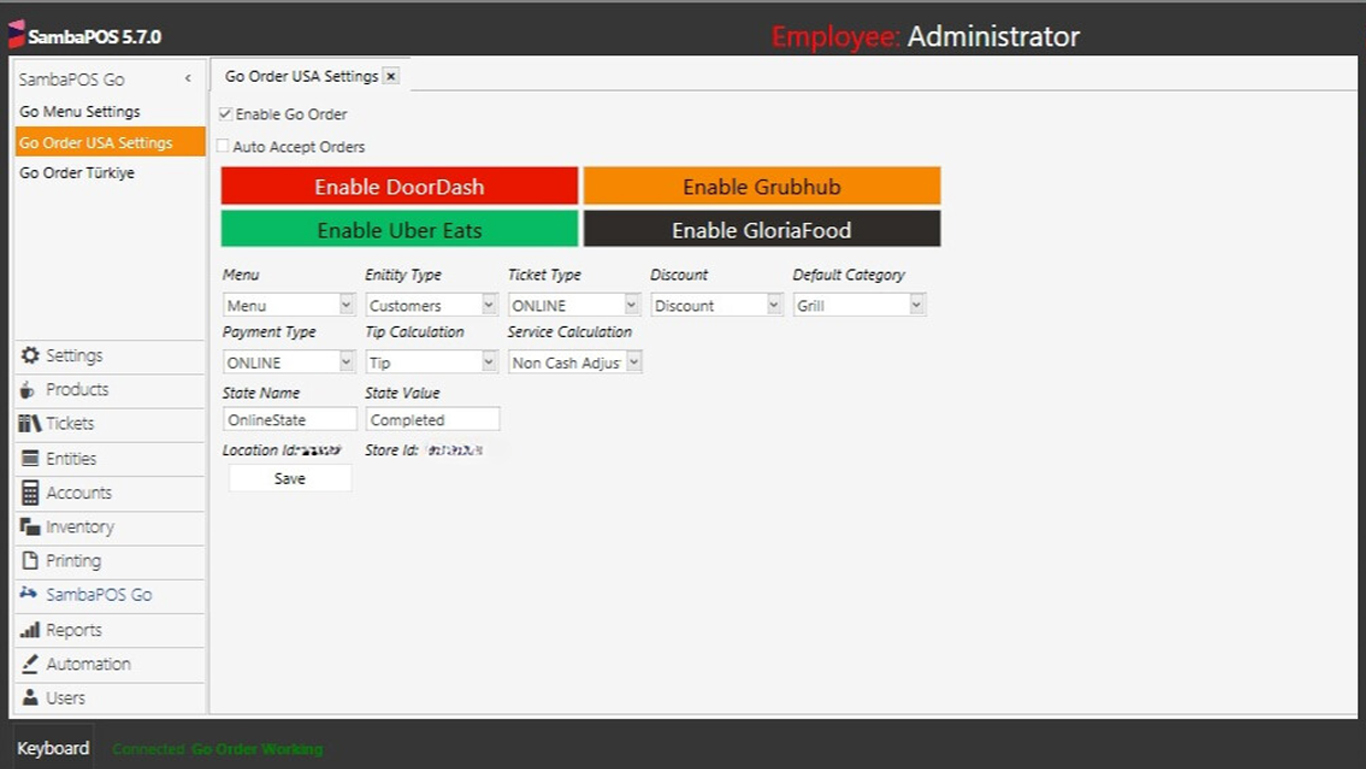 GoOrder USA - SambaPOS | Restaurant Point of Sale & Management System